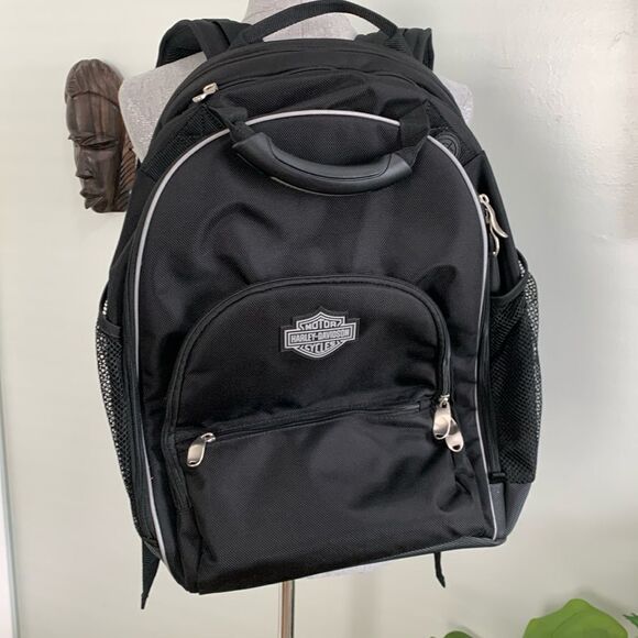 Harley-Davidson | Bags | Harleydavidson Black Multi Compartment ...